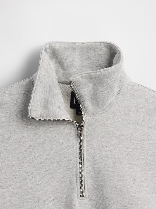 Heavyweight Oversized Quarter-Zip Pullover | Gap