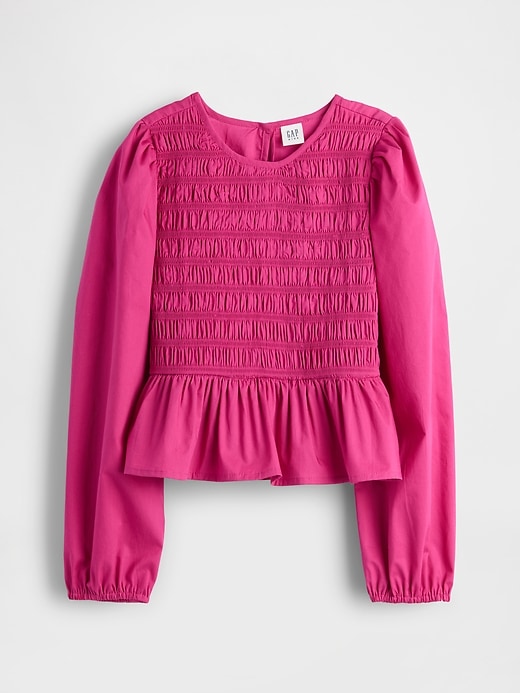 Kids Smocked Peplum Top | Gap