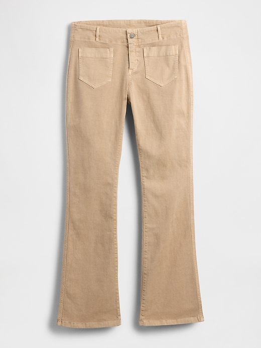Low Rise Twill Long & Lean Pants | Gap