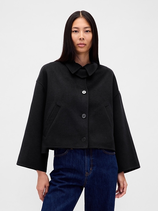 Wool-Blend Swing Jacket | Gap