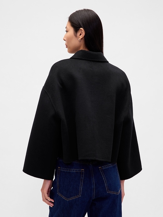 Wool-Blend Swing Jacket | Gap