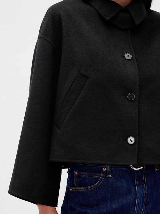 Wool-Blend Swing Jacket | Gap