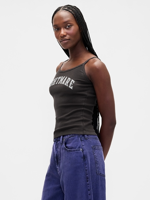 Gap × Disney Tim Burton’s The Nightmare Before Christmas Mini Rib Tank ...