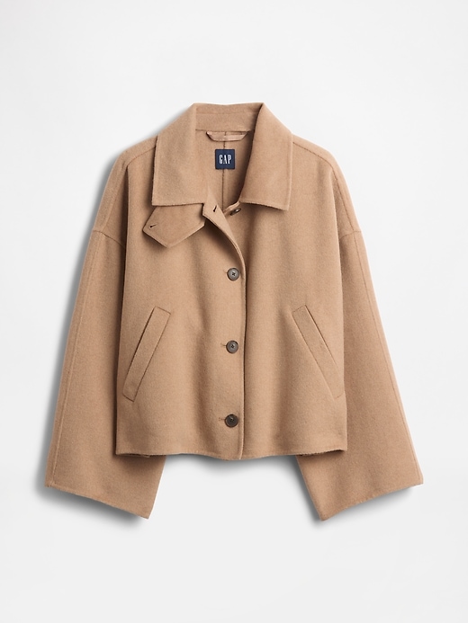 Wool-Blend Swing Jacket | Gap