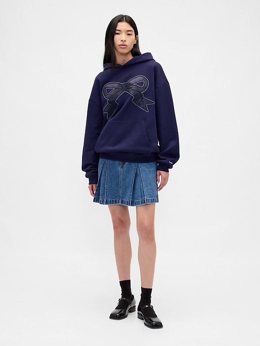 Gap × Sandy Liang Pleated Denim Mini Skirt | Gap