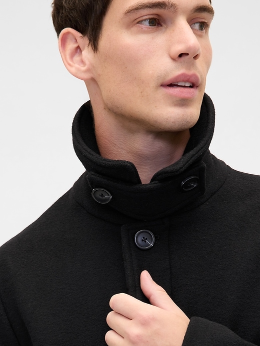 Wool-Blend Car Coat | Gap
