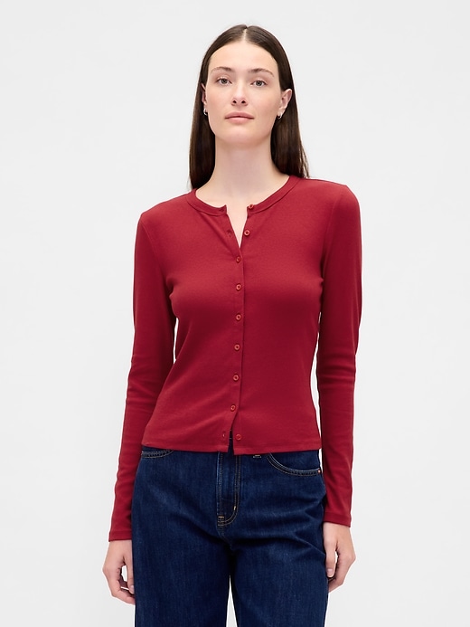 Modern Crewneck Cardigan | Gap