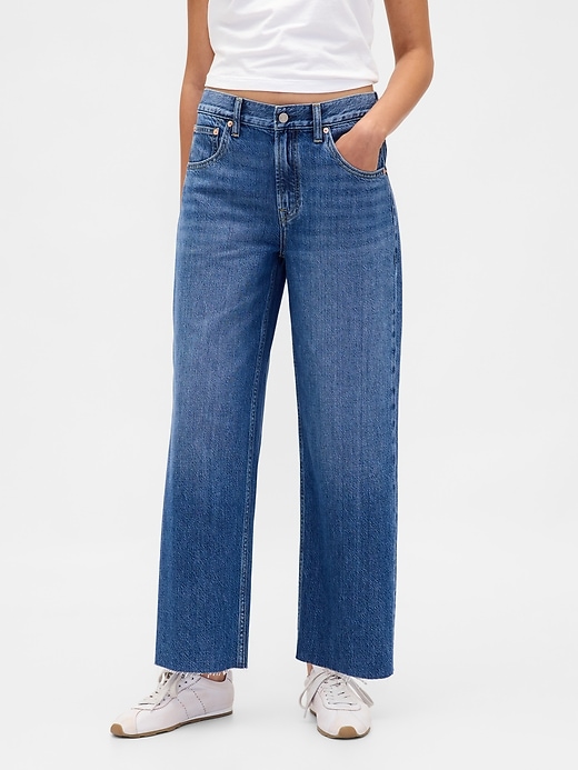 Low Slung UltraSoft Relaxed Crop Jeans | Gap