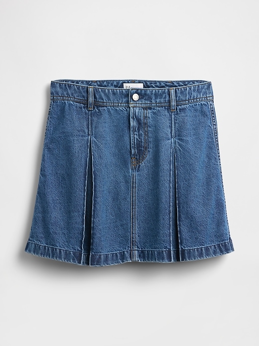 Gap × Sandy Liang Pleated Denim Mini Skirt | Gap