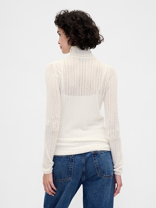 Pointelle Turtleneck Sweater | Gap