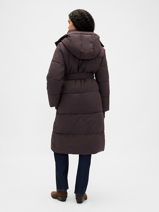 Belted Long Puffer Coat | Gap