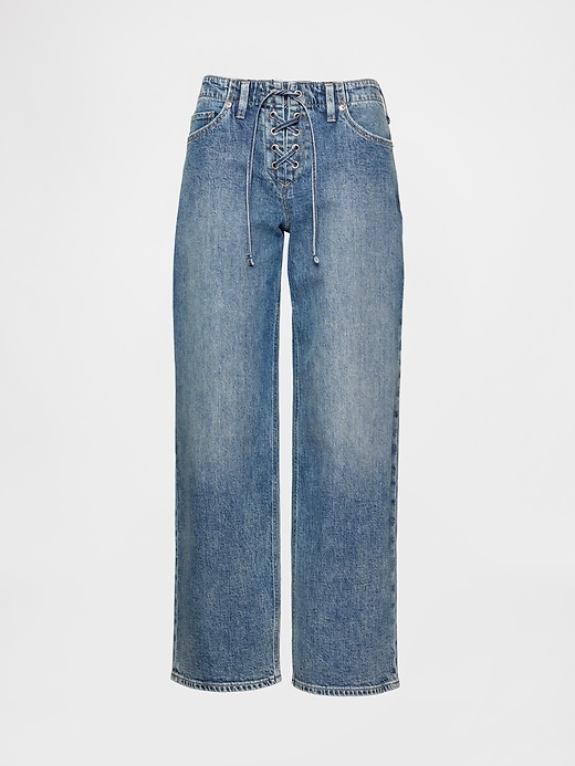 Low Rise '90s Loose Lace-Up Jeans | Gap