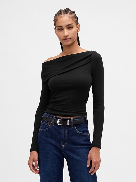 Modern Off-Shoulder Top | Gap
