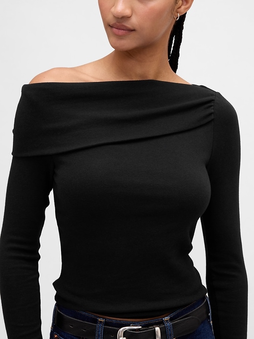 Modern Off-Shoulder Top | Gap