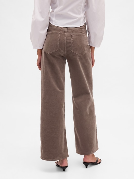 High Rise Stride Corduroy Wide-Leg Pants | Gap