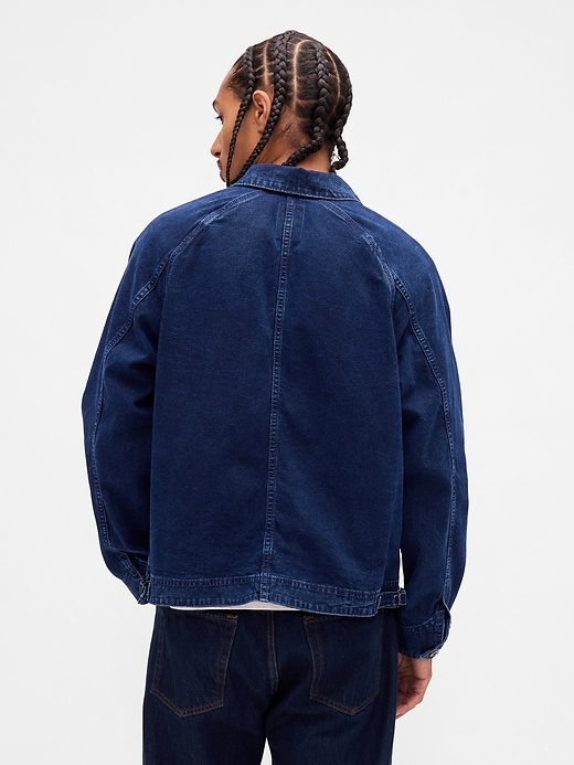 Denim Zip Chore Jacket | Gap