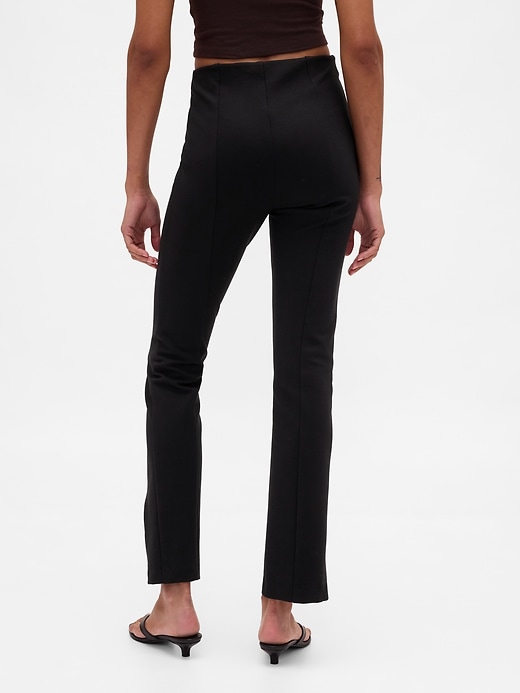 High Rise Double Knit Split-Hem Flare Pants | Gap