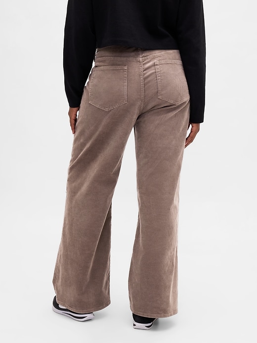 High Rise Stride Corduroy Wide-Leg Pants | Gap