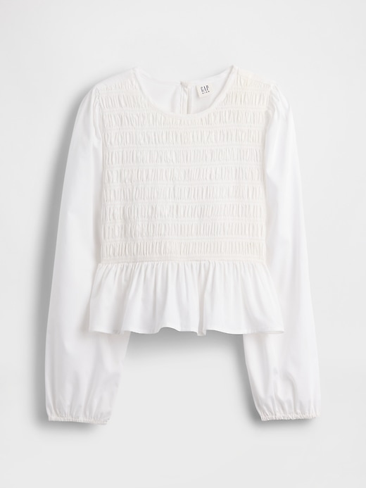Kids Smocked Peplum Top | Gap