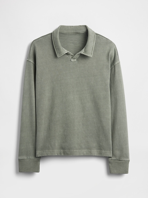 Kids Relaxed Washed Polo Shirt | Gap