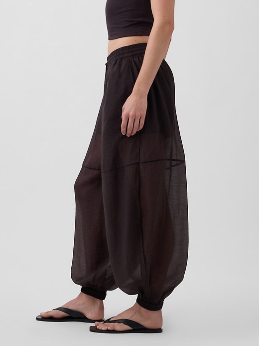 Sheer Parachute Joggers | Gap