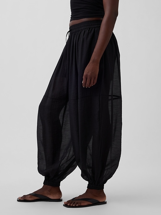 Sheer Parachute Joggers | Gap