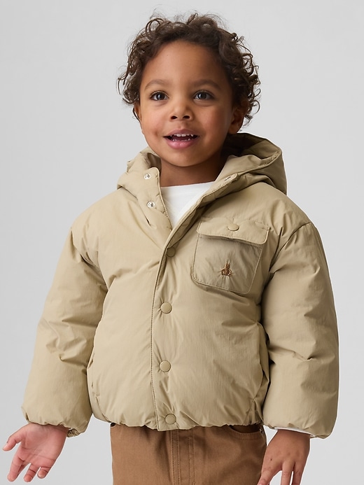 Baby & Toddler Bear Puffer Jacket | Gap